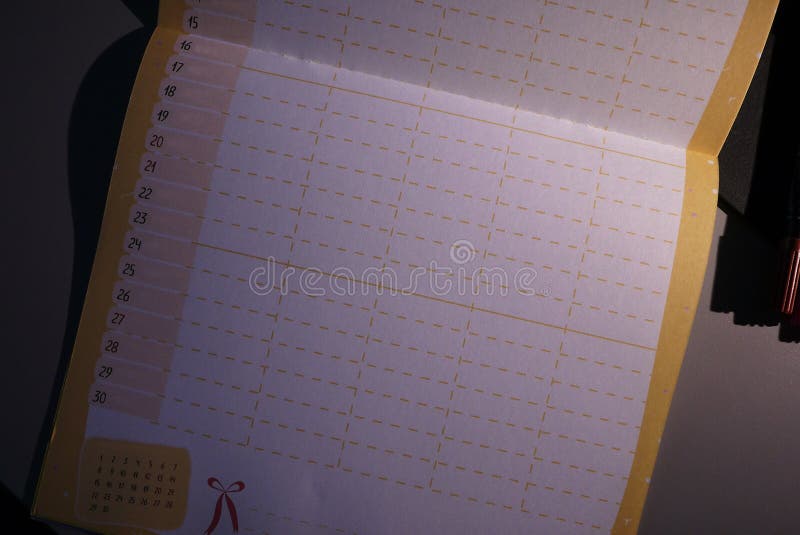 Planner Diary. Planner Diary. Planner Diary Stock Image - Image of ...