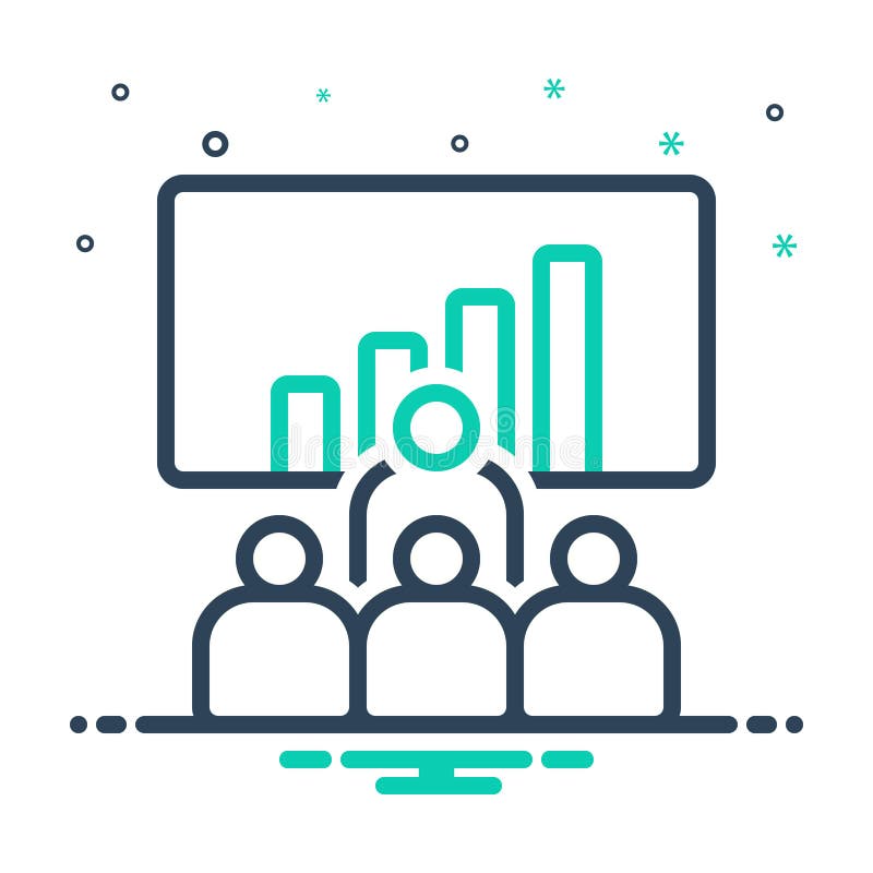 Mix Icon for Planner, Executive and Manager Stock Vector - Illustration ...