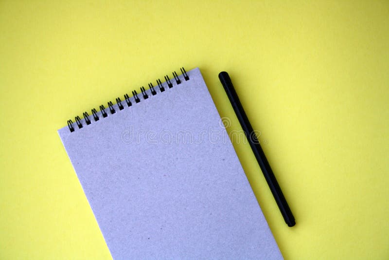 Planner Layout, Open Blank Spiral Notebook for Design, Lettering, Text ...