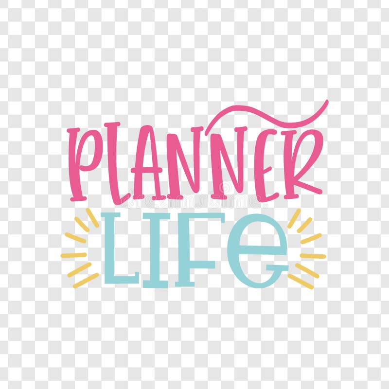 Planner Life Stickers Vector Stock Vector - Illustration of vector ...