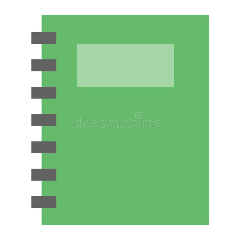 Planner Notebook Vector Illustration. Stock Vector - Illustration of ...