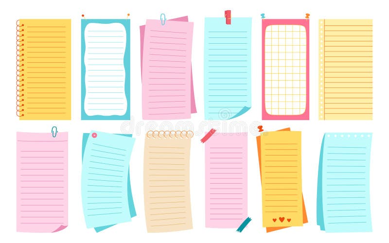 Empty Paper Note Sheet Push Pins Stock Illustrations – 112 Empty Paper ...