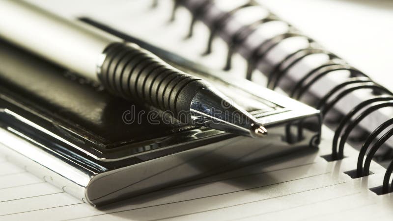 Planner stock photo. Image of offices, metal, details - 3742134