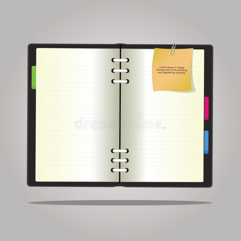 Planner. Vector Illustration Decorative Design Stock Vector ...