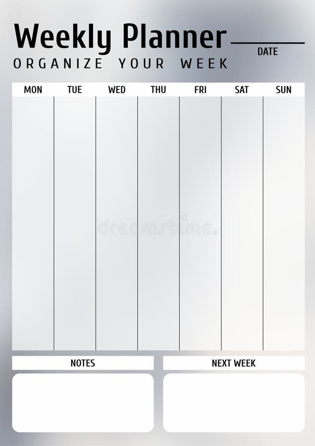 Planners&Goals stock illustration. Illustration of modern - 265165152