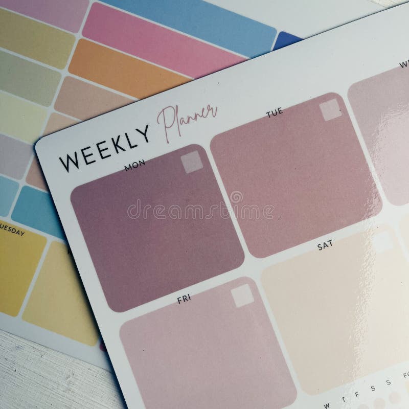 Planners stock photo. Image of magnetic, stay, planners - 260138018