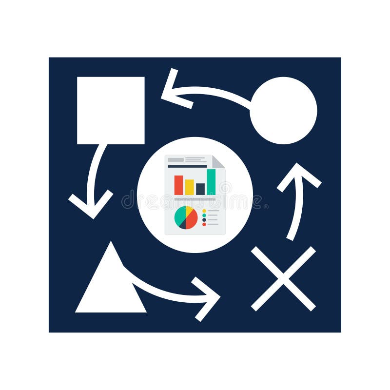 Planning Icon stock vector. Illustration of presentation - 141205205