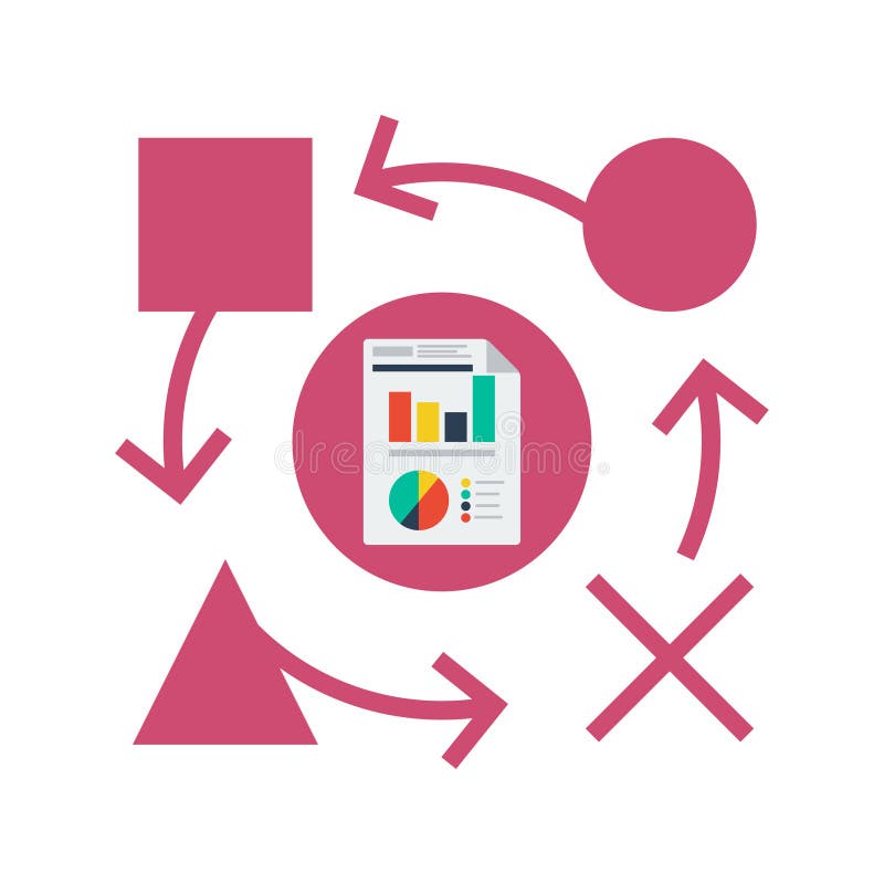 Planning Icon stock illustration. Illustration of solution - 141205262