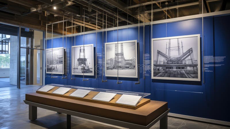 Planning blue prints stock illustration. Illustration of structure ...