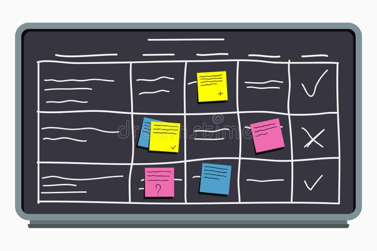 Taskboard Notes Stock Illustrations – 71 Taskboard Notes Stock ...