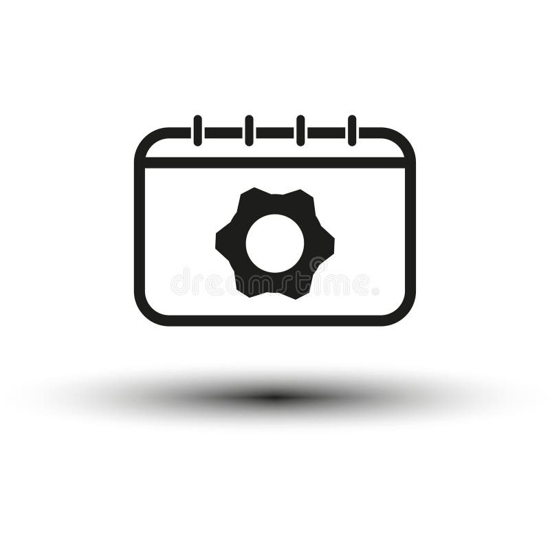 Planning Calendar Icon. Vector Illustration. EPS 10 Stock Vector ...