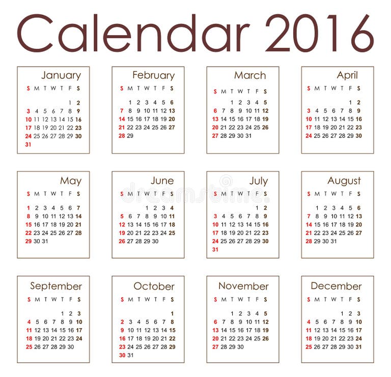 Calendar Individual Stock Illustrations – 1,229 Calendar Individual ...