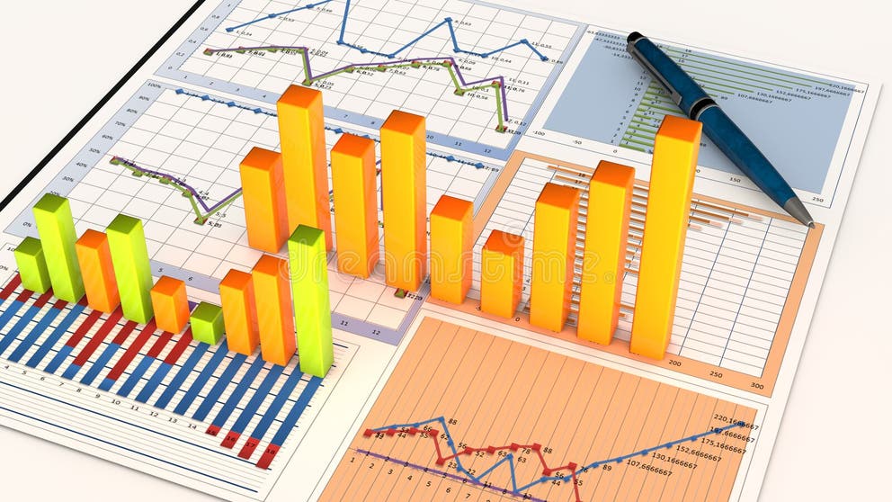 Planning charts stock illustration. Illustration of creative - 39815038