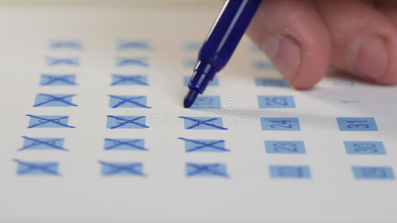 Planning and Checking the daily Schedule or the Holiday on the Calendar ...