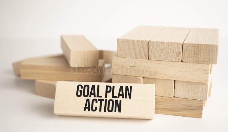 Planning Concept. Plan, Action, Goal Sequence of Actions. Clear ...