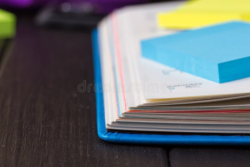 Planning Day, a Day Blank Day Planner with Pen Stock Photo - Image of ...