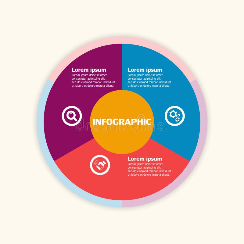 Planning Design Presentation Business Infographic Template with 3 ...