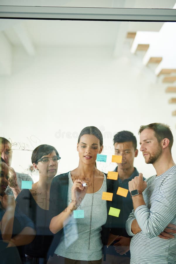 Planning is the First Step. Cropped Shot of a Group of Young Designers ...