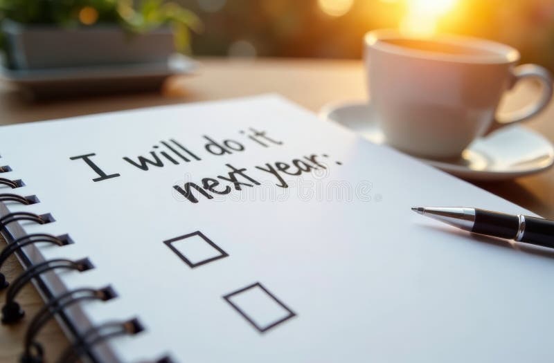 Planning for the Future with a Cup of Coffee and a Blank To-do List ...