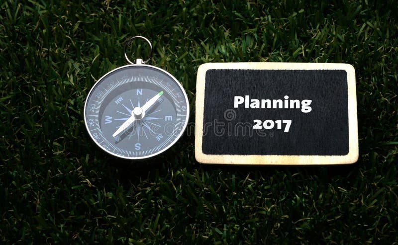 Planning 2017 Handwriting on Label Stock Image - Image of label, career ...