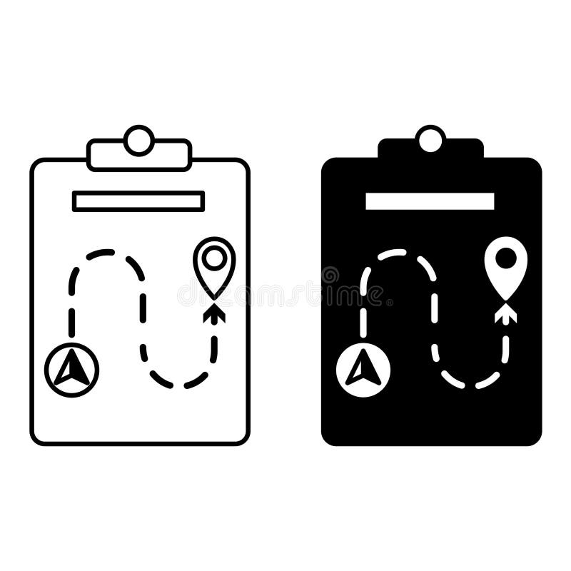 Planning Icons. stock vector. Illustration of sign, vector - 349726797