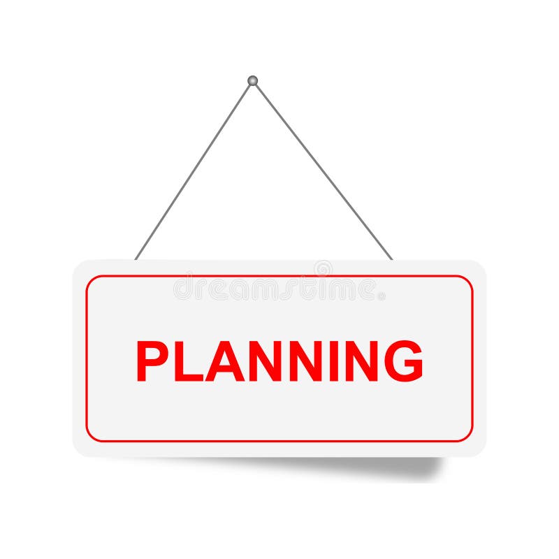 Planning illustration stock illustration. Illustration of planning ...