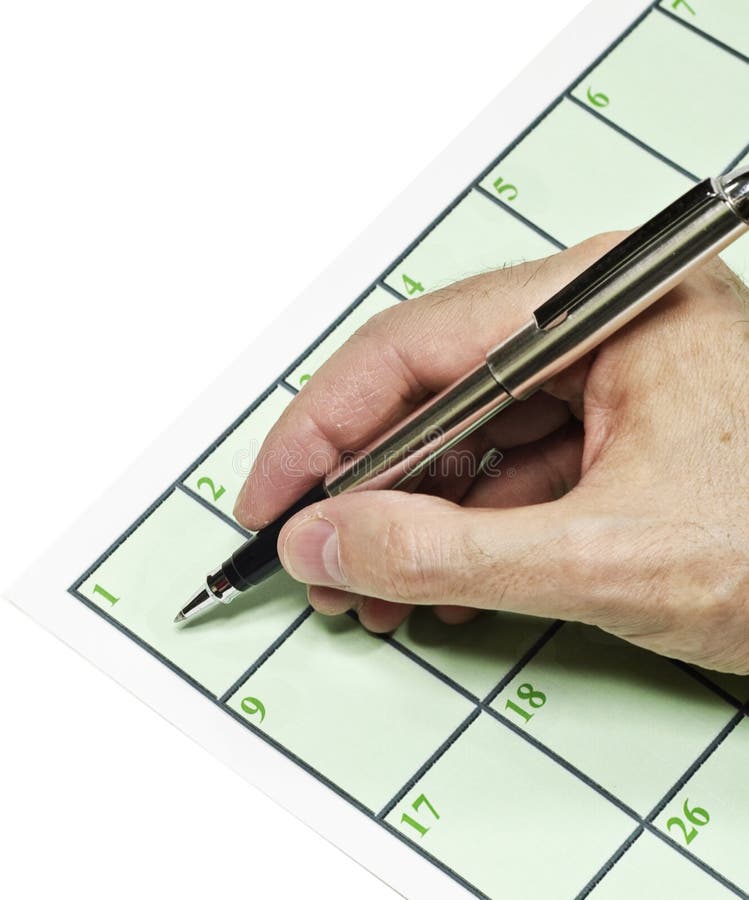 Planning of month stock image. Image of message, reading - 15297059