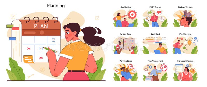 Planning and Organization of Tasks on Board Set. Character Planning ...