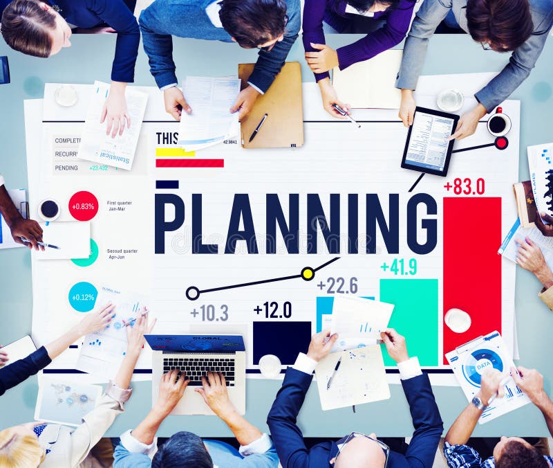 Planning Plan Ideas Guidelines Mission Strategy Concept Stock Photo ...