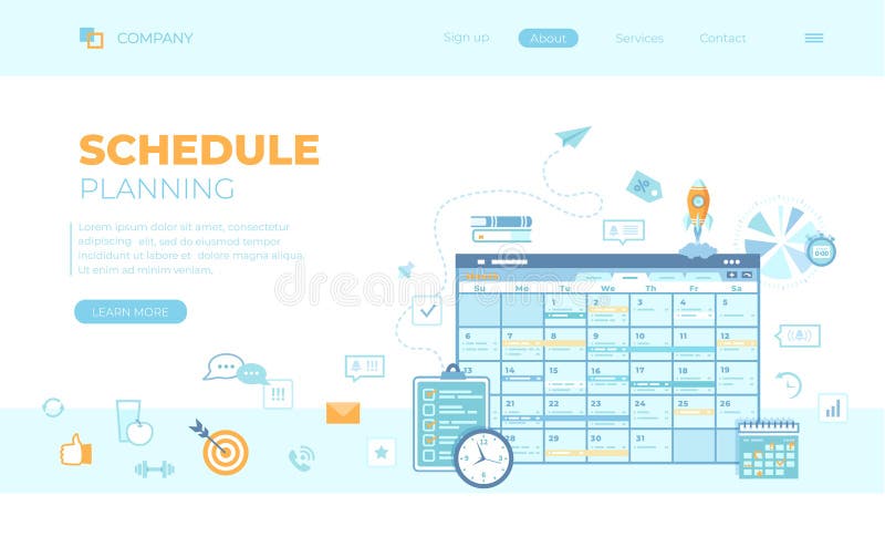 Schedule Plan Stock Illustrations – 57,284 Schedule Plan Stock ...