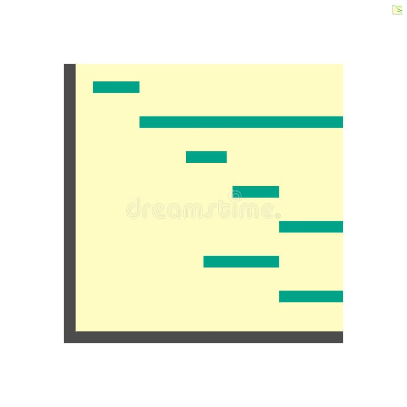 Planning or Schedule Vector Icon Stock Vector - Illustration of color ...