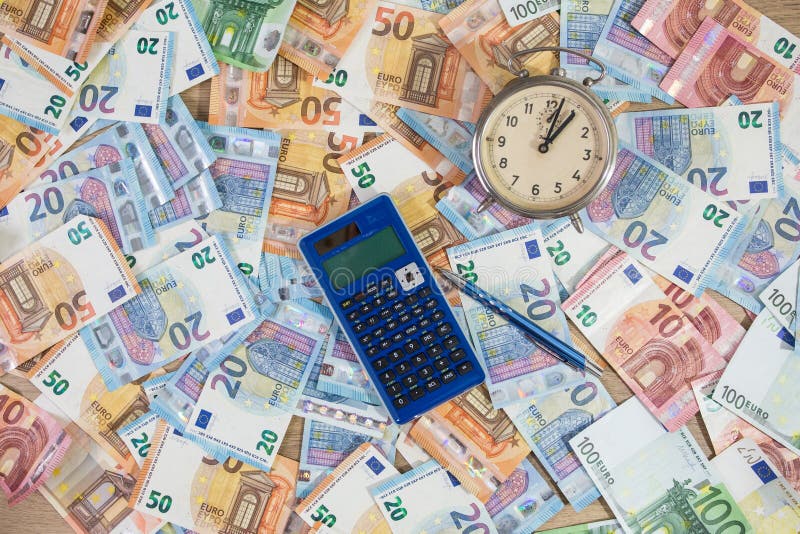 Planning Some Investment in Euro Currency Stock Photo - Image of life ...
