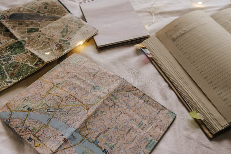 Planning Stuff. Notebook and Paper Planner Stock Photo - Image of event ...