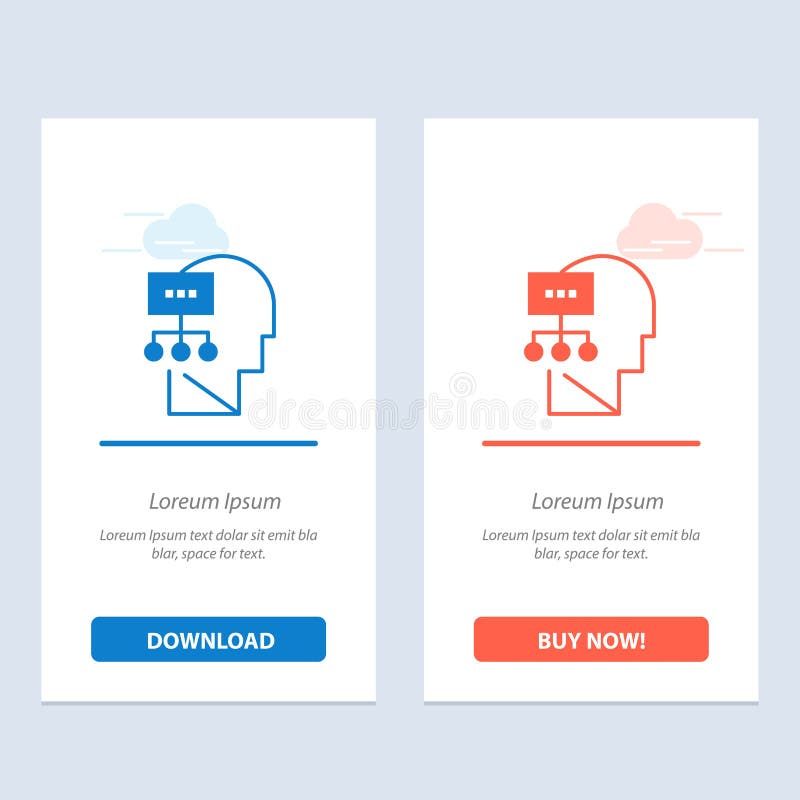 Planning, Theory, Mind, Head Blue and Red Download and Buy Now Web ...