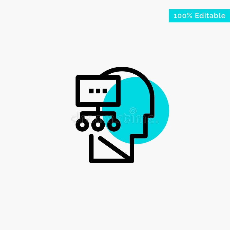 Planning, Theory, Mind, Head Turquoise Highlight Circle Point Vector ...
