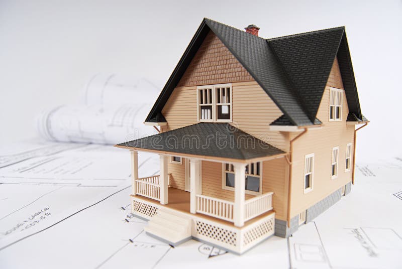 Planning to build a home stock image. Image of modern - 6690497