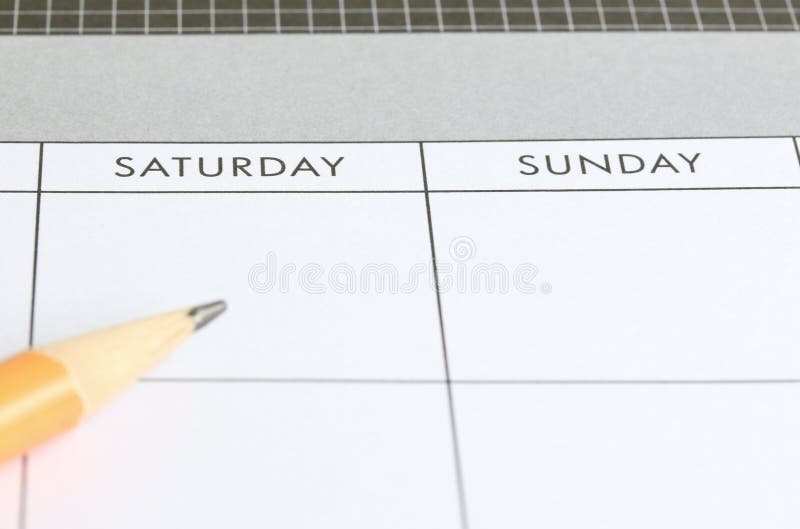 Planning a Weekend stock photo. Image of timetable, weekend - 51950334