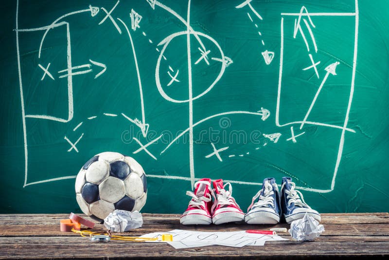 Planning Win the Match in Soccer Stock Photo - Image of play, pitch ...