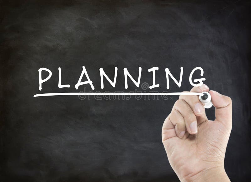 Planning word stock image. Image of project, reflexion - 22547529