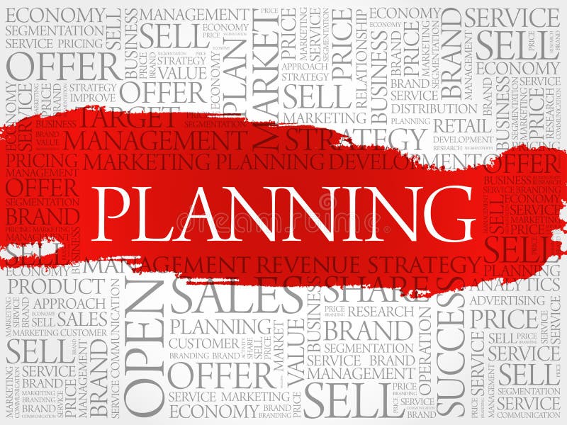 Planning Word Cloud Stock Illustration Illustration Of Information