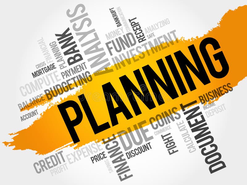 Planning Word Cloud Stock Illustration Illustration Of Information