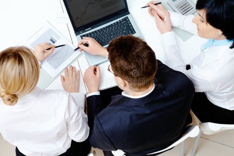 Planning work stock photo. Image of angle, laptop, businessperson ...