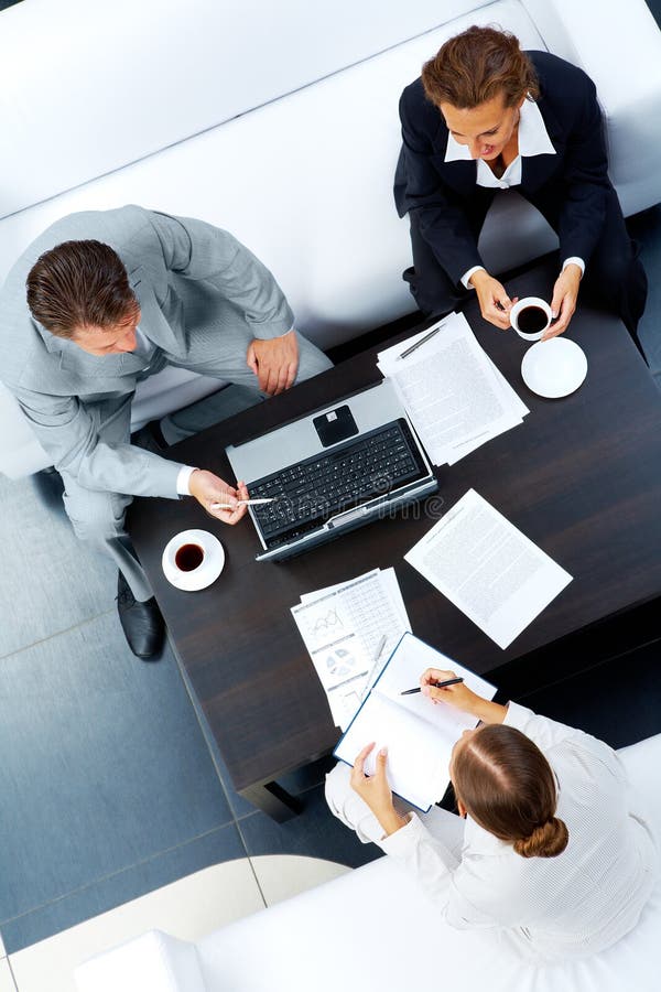 Business Meeting at Board Room Stock Image - Image of groups, group ...