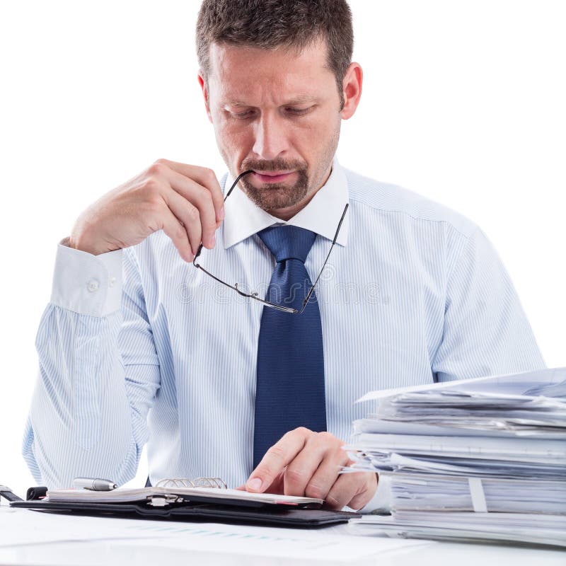 Overworked stock photo. Image of paper, paperwork, overworked - 3387090