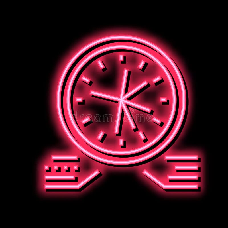 Planning Work Time Color Icon Vector Illustration Stock Vector ...