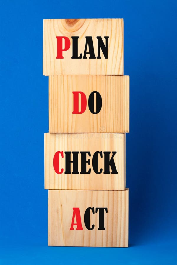 Plano do check act pdca imagem de stock. Imagem de fluxo - 357464301