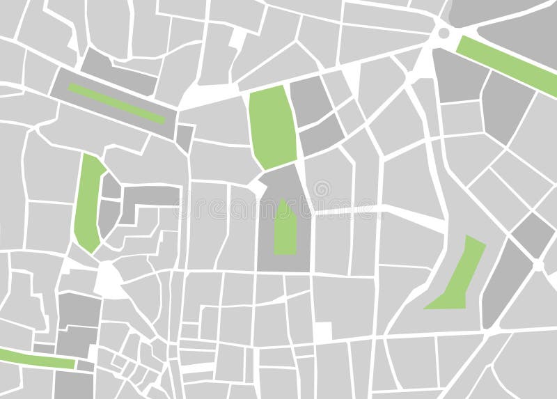 Plano Simples De Um Mapa Da Cidade Com Dados Cadastrais De Cadastros ...