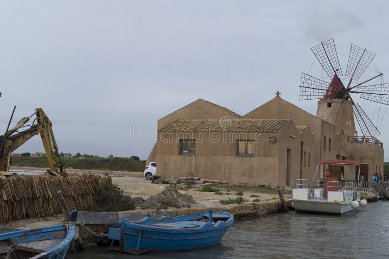 Planos De La Sal De La Marsala Foto de archivo - Imagen de turismo ...