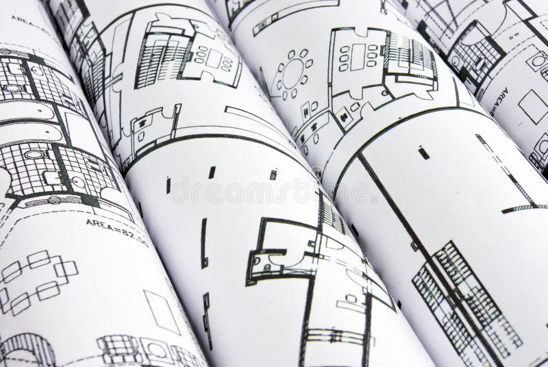 Plans stock photo. Image of drafting, construction, closeup - 44222