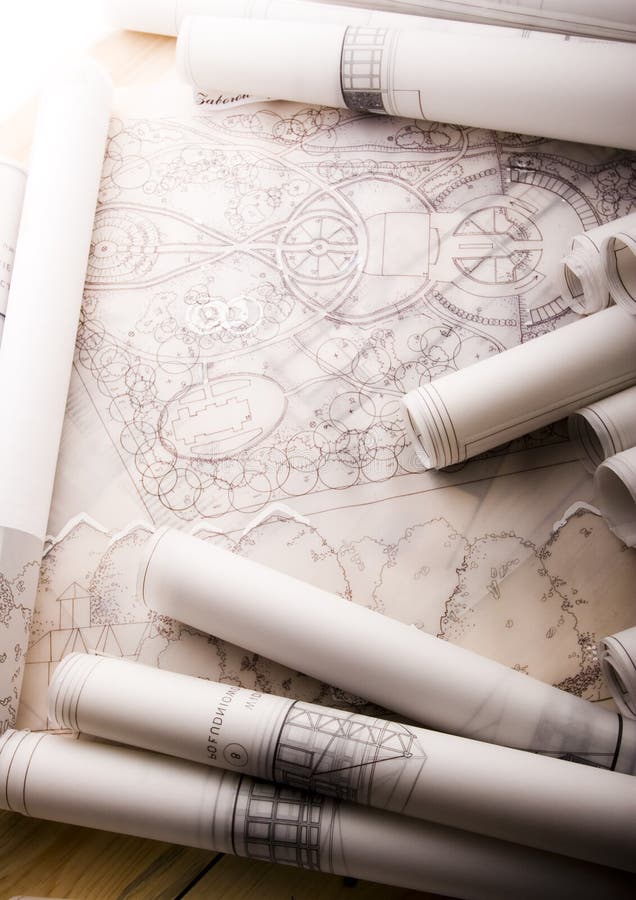 Plans stock photo. Image of plan, paper, idea, architect - 4586524